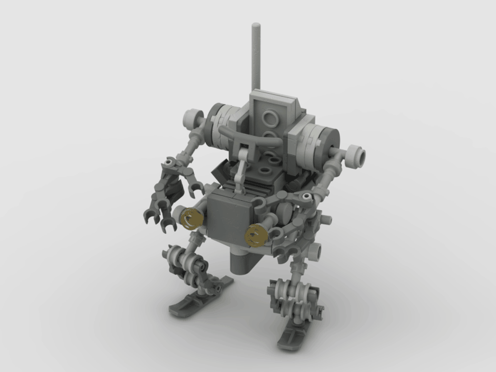 LEGO MOC Utility Mech by Of Stud and Socket | Rebrickable - Build with LEGO