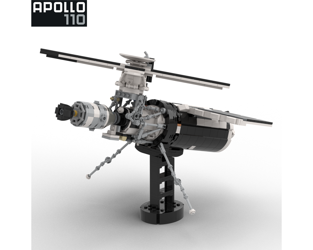 Lego Moc Skylab Original Design 1110 Scale By Apollo110bricks