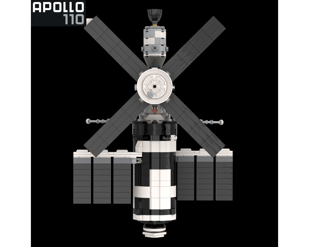 Lego Moc Skylab Original Design 1110 Scale By Apollo110bricks