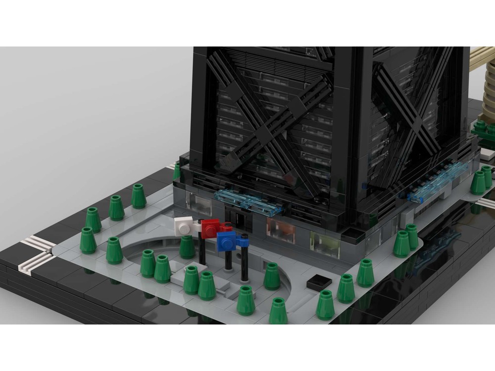Lego Moc John Hancock Center Ver 3 At 1650th Scale By Funnytacobunny