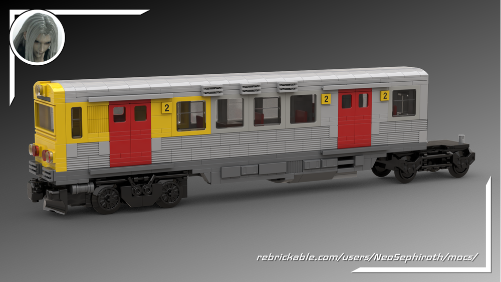 Lego Moc Hlb Vt2e Diesel Train By Neosephiroth Rebrickable Build