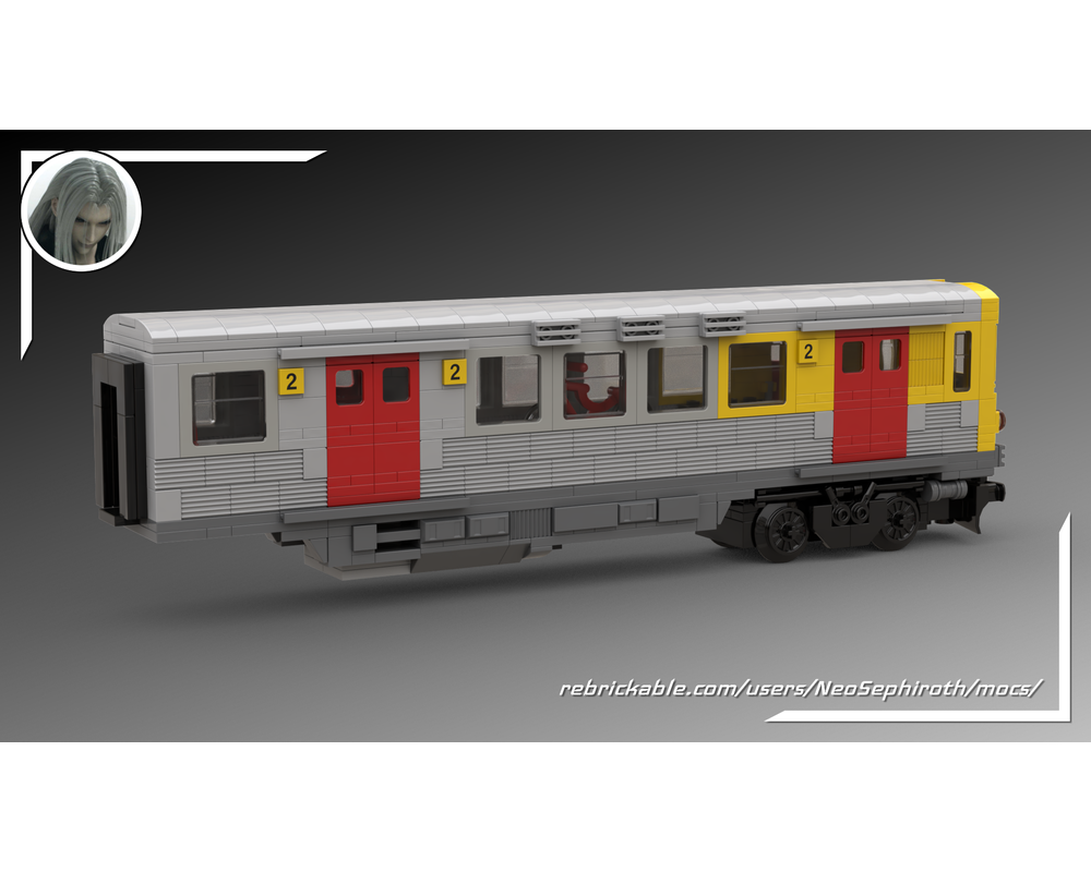 Lego Moc Hlb Vt2e Diesel Train By Neosephiroth Rebrickable Build