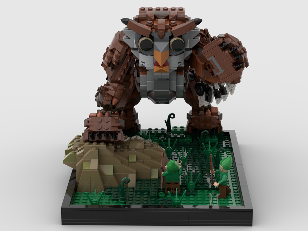 LEGO MOC Mighty & Mysterious Owl Bear by RichRob80 | Rebrickable ...