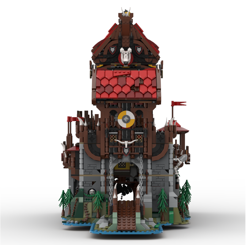 LEGO MOC Wolfpack Tower & Medieval Ship - Classic Castle by Dream Build ...