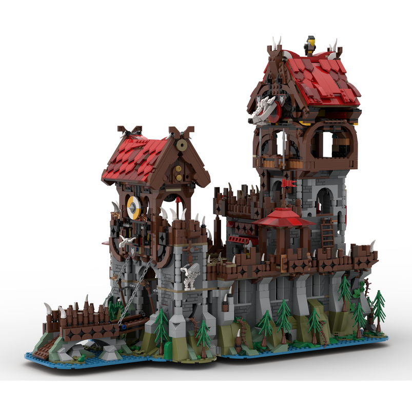 LEGO MOC Wolfpack Tower & Medieval Ship - Classic Castle by Dream Build ...