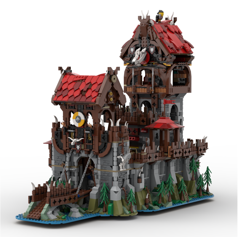 LEGO MOC Wolfpack Tower & Medieval Ship - Classic Castle by Dream Build ...