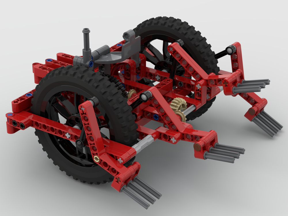 LEGO MOC Vintage Hay Tedder by Ironmax | Rebrickable - Build with LEGO