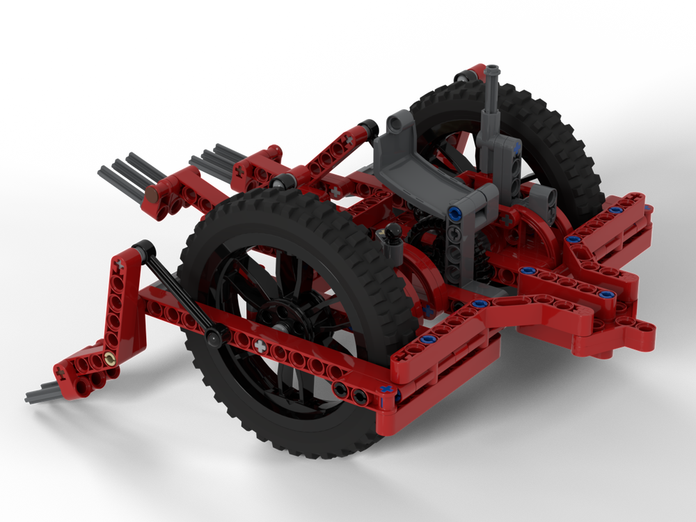 LEGO MOC Vintage Hay Tedder by Ironmax | Rebrickable - Build with LEGO
