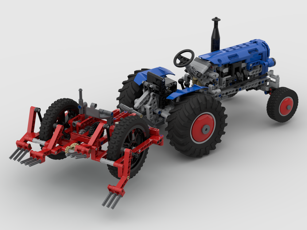 LEGO MOC-136703 Vintage Hay Tedder by Ironmax | Rebrickable - Build ...