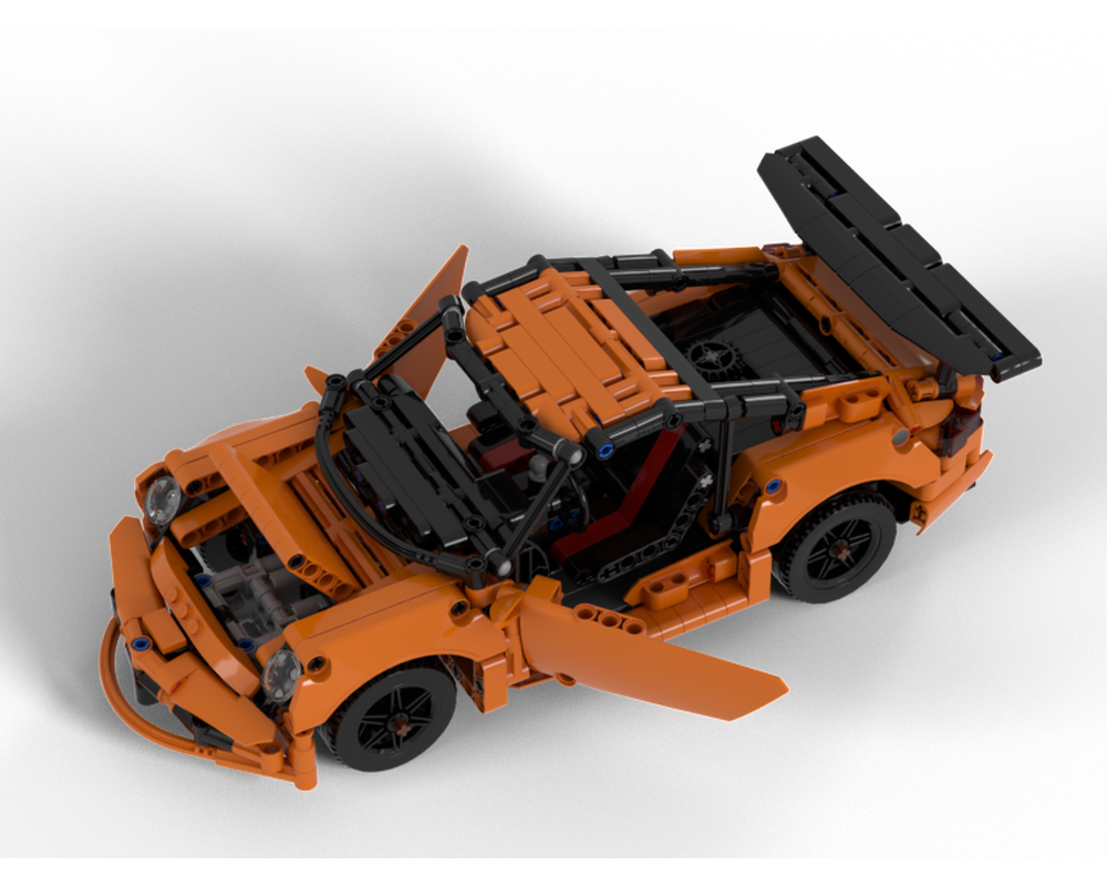 Lego Moc Porsche 911 By Redhotrod Rebrickable Build With Lego