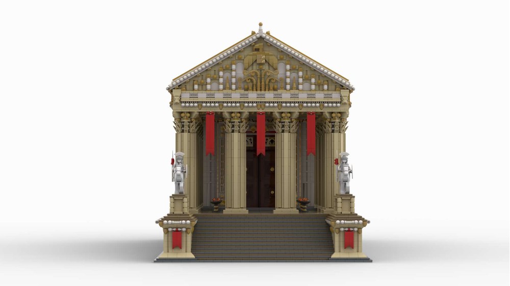 LEGO MOC-136729 Ancient Roman Temple by Sir Perceval | Rebrickable ...