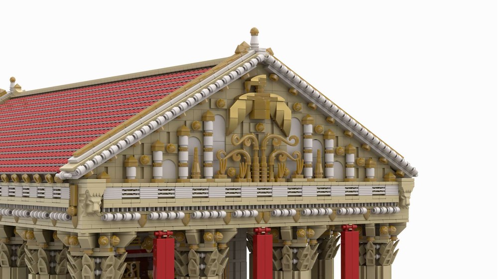 LEGO MOC Ancient Roman Temple by Sir Perceval | Rebrickable - Build ...