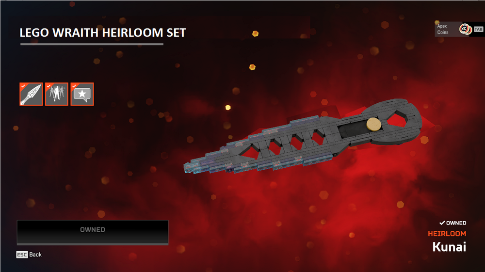 LEGO MOC Apex Legends Wraith Heirloom by Bricklefront | Rebrickable ...