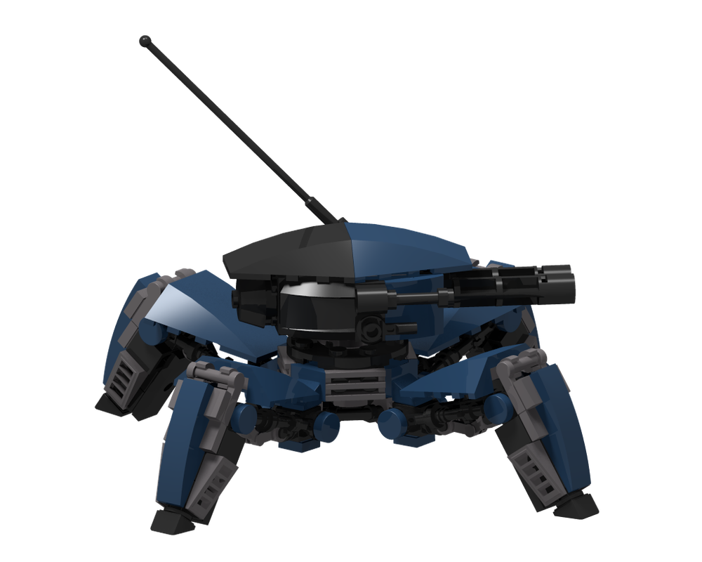 Lego Moc Droid Walker Trajan By Brampf Rebrickable Build With Lego