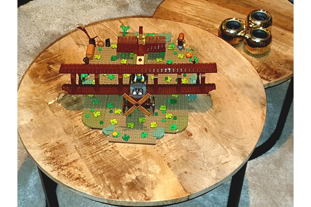 Lego Moc Wooden Plane Alternative Build For Set 21325 By Richa
