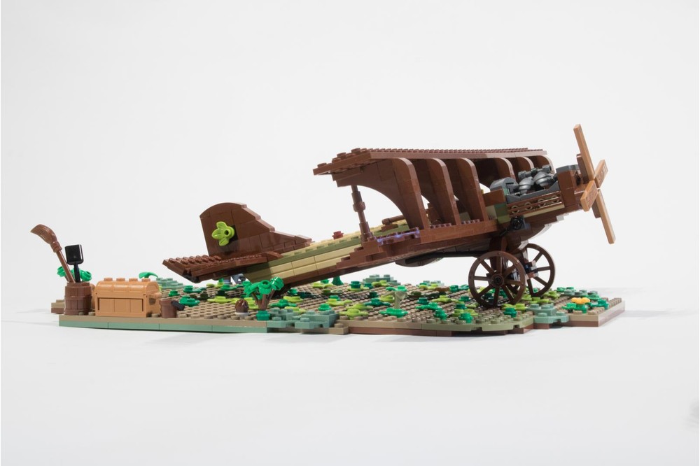 Lego Moc Wooden Plane Alternative Build For Set 21325 By Richa