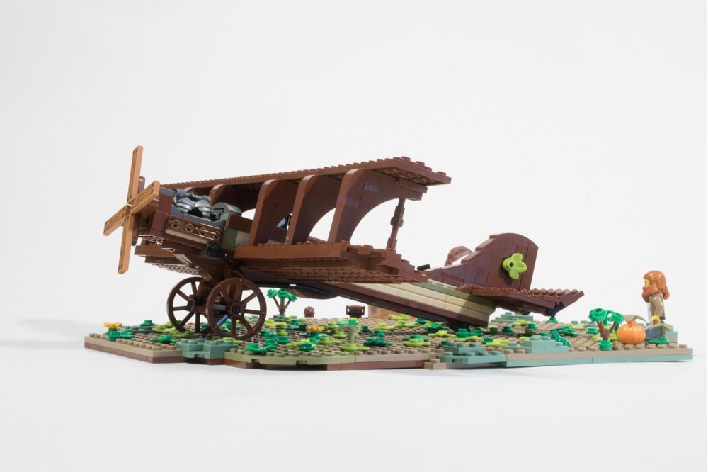 Lego Moc Wooden Plane Alternative Build For Set 21325 By Richa