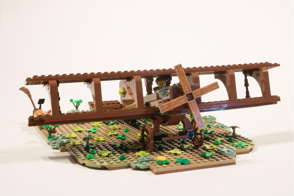 Lego Moc Wooden Plane Alternative Build For Set 21325 By Richa