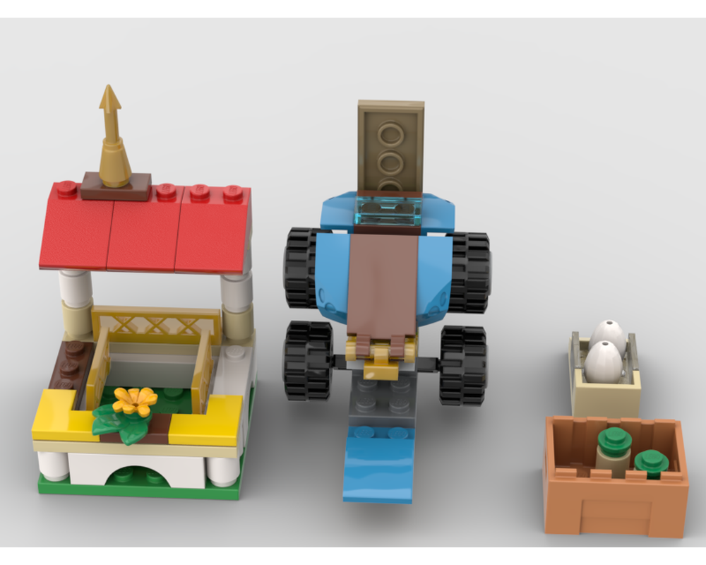 LEGO MOC 60344 Forklifter and Hen House by FunkyDonut | Rebrickable ...