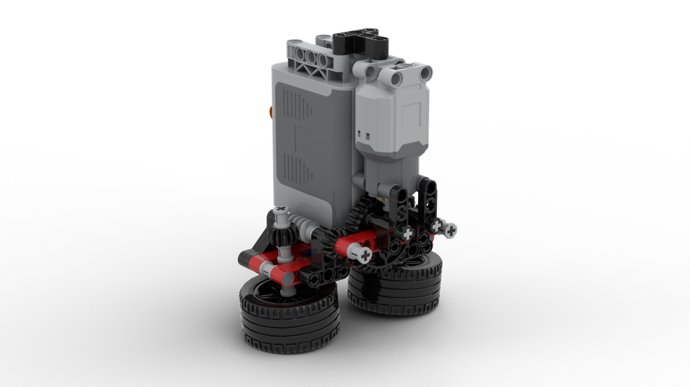 LEGO MOC Upright 2-Wheel Lego Car by 2in1 | Rebrickable - Build with LEGO