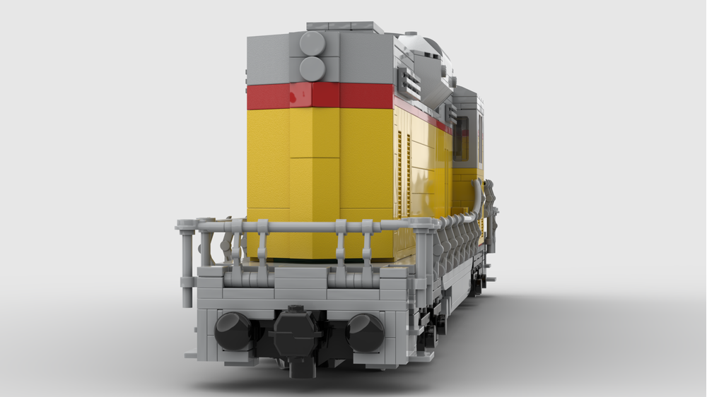 LEGO MOC Diesel locomotive -- EMD GP9 Union Pacific -- MOC by Mimi68 | Rebrickable - Build with LEGO