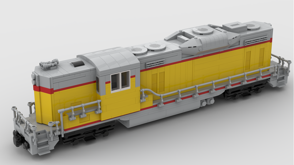 LEGO MOC Diesel locomotive -- EMD GP9 Union Pacific -- MOC by Mimi68 ...
