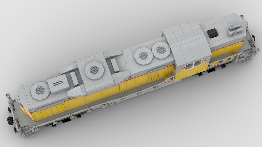 LEGO MOC Diesel locomotive -- EMD GP9 Union Pacific -- MOC by Mimi68 ...