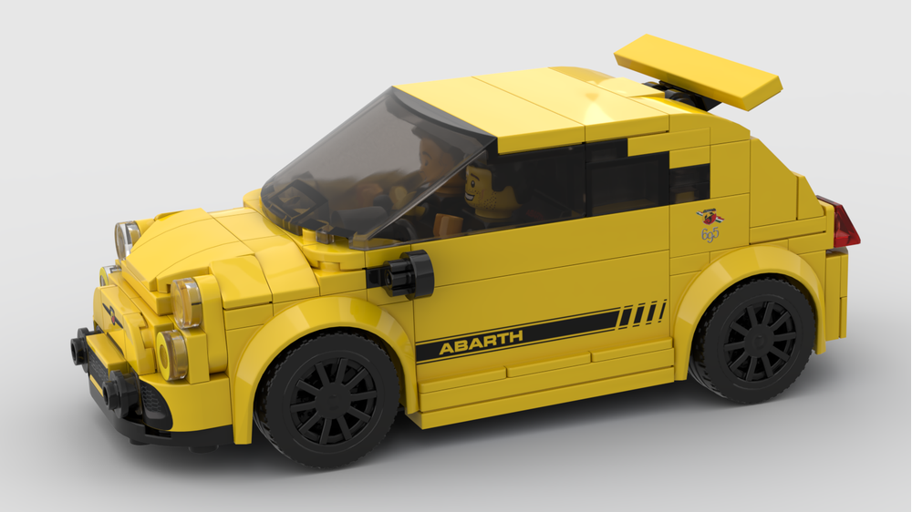 Lego Moc 695 Abarth Biposto By Pandanbrick Rebrickable Build With Lego