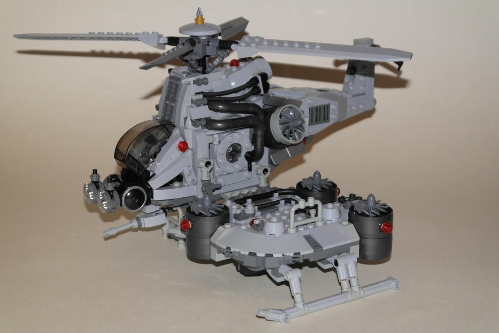 LEGO MOC Shinra B1-Beta Helicopter Sidecar Conversion Gear by ...