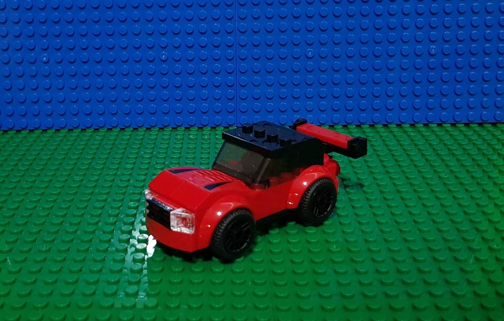 LEGO MOC Track Day Car by Fintan_RO | Rebrickable - Build with LEGO
