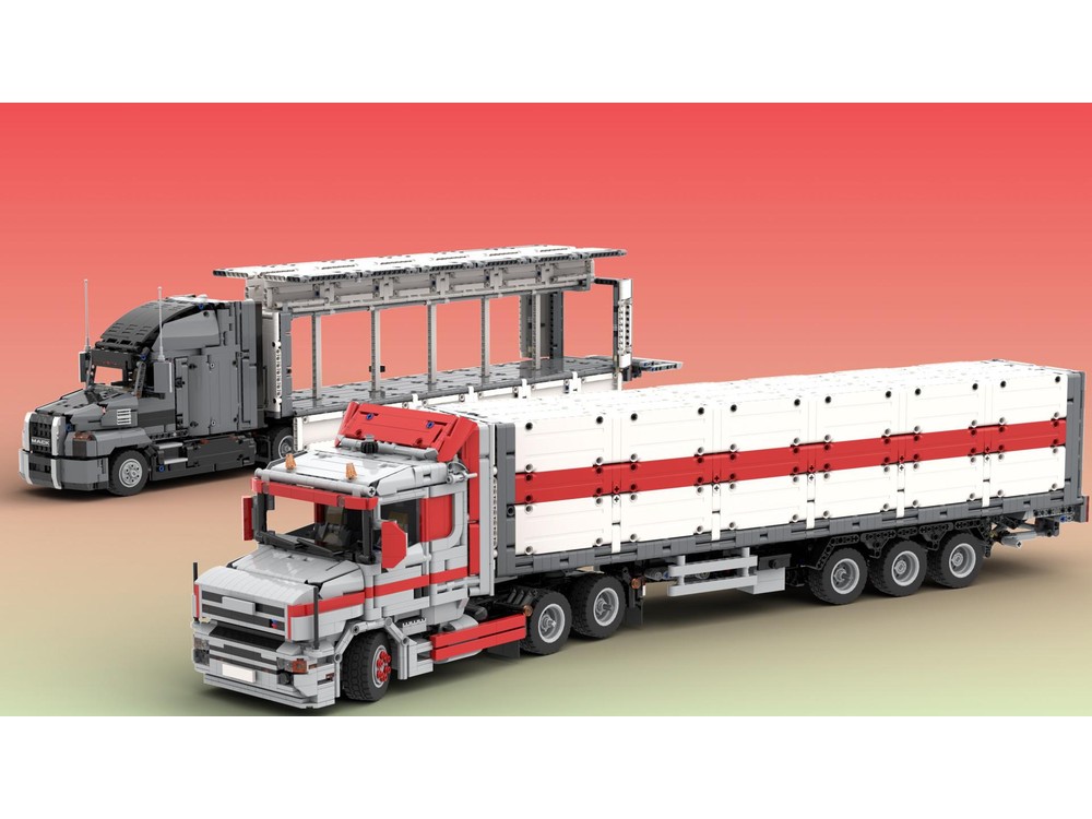LEGO MOC Wing body trailer with tail lift by OldOlneyLego | Rebrickable ...