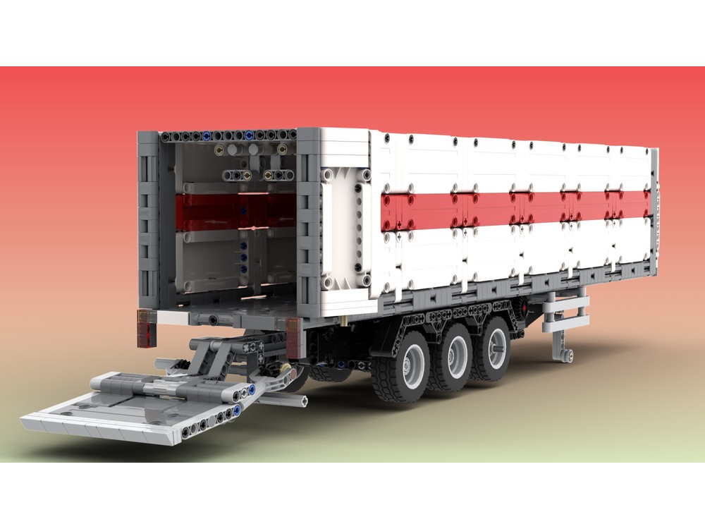 LEGO MOC Wing body trailer with tail lift by OldOlneyLego | Rebrickable ...