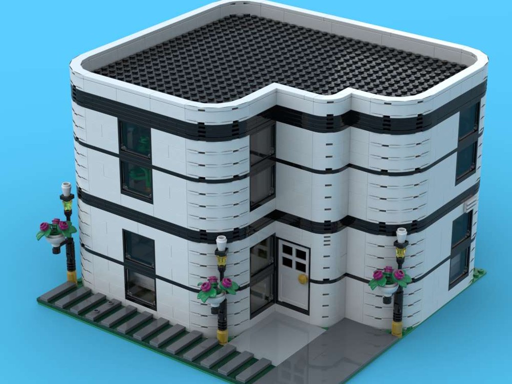 LEGO MOC Bauhaus modular building by happynewyear2026 | Rebrickable ...