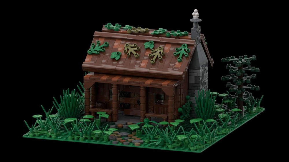 LEGO MOC Cabin In The Woods by BricksterCH | Rebrickable - Build with LEGO