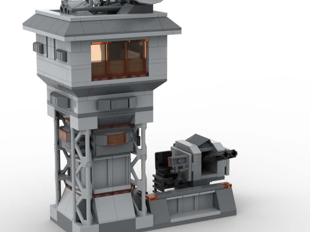 LEGO MOC Mandalorian Communications Tower and Turret. by Dr.Brickler ...