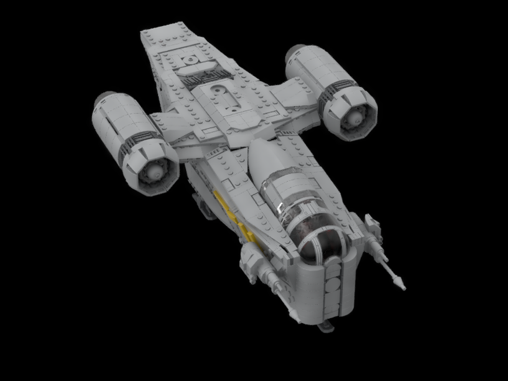 Lego Moc Razor Crest Moc Playsetdisplay Model By Alexkipodre
