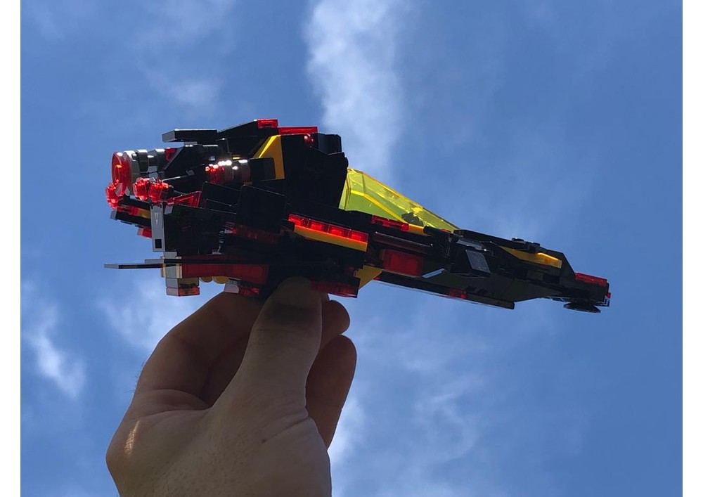 Lego Moc Blacktron X 87 40580 Alt Build By Maddadbricks Rebrickable