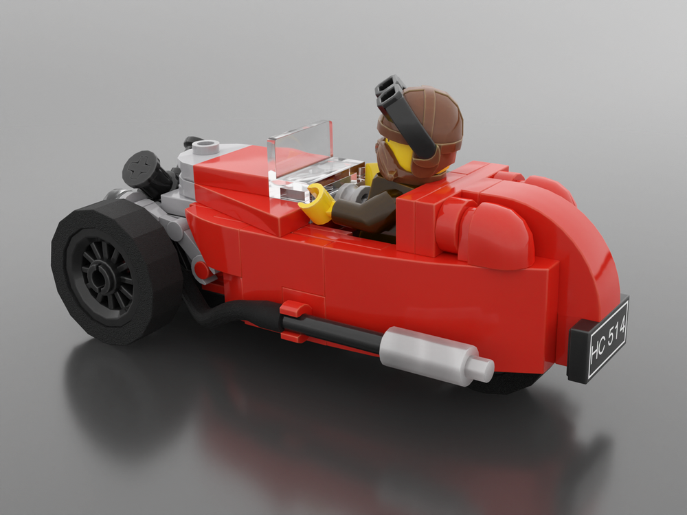 Lego Moc Morgan Three Wheeler By Dongeraldo Rebrickable Build With Lego