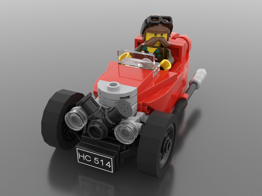 LEGO MOC Morgan Three-Wheeler by Dongeraldo | Rebrickable - Build with LEGO