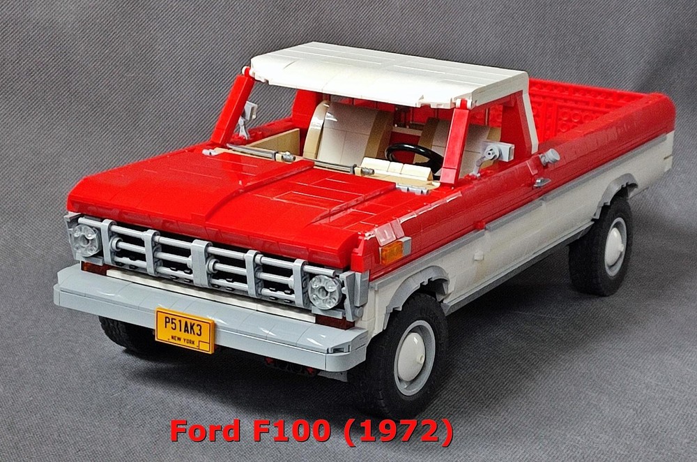 LEGO MOC Ford F100 1972 by syzygy87 | Rebrickable - Build with LEGO