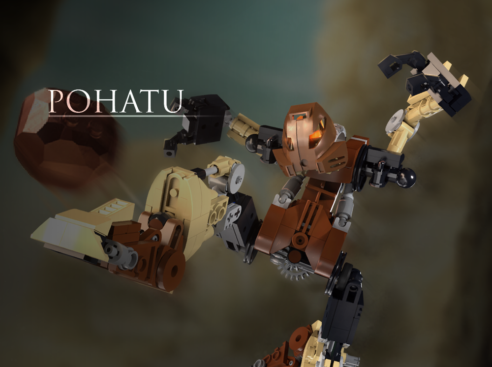 LEGO MOC Toa Pohatu Re-Invention by GiiKei | Rebrickable - Build with LEGO