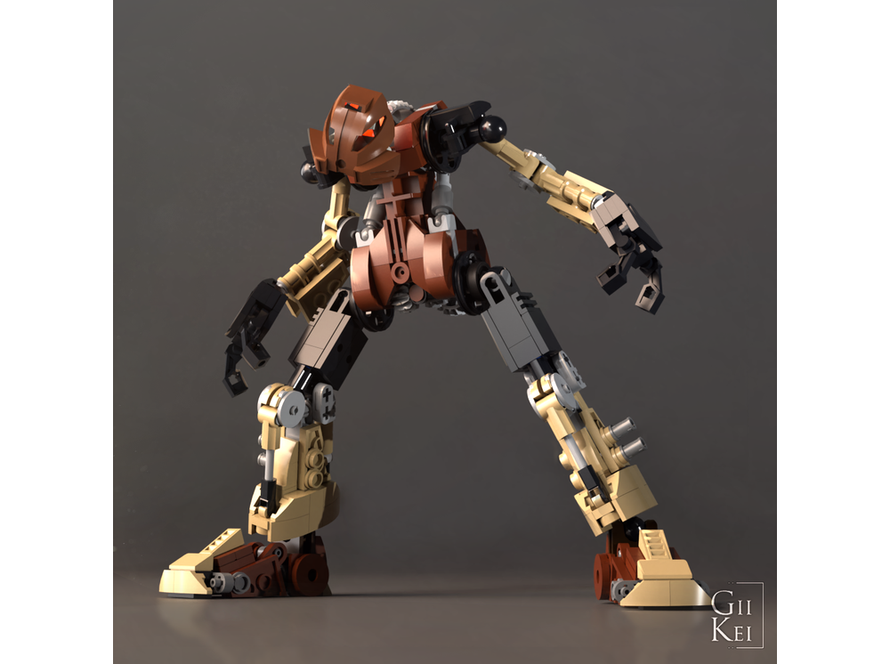 Lego Moc Toa Pohatu Re Invention By Giikei Rebrickable Build With Lego