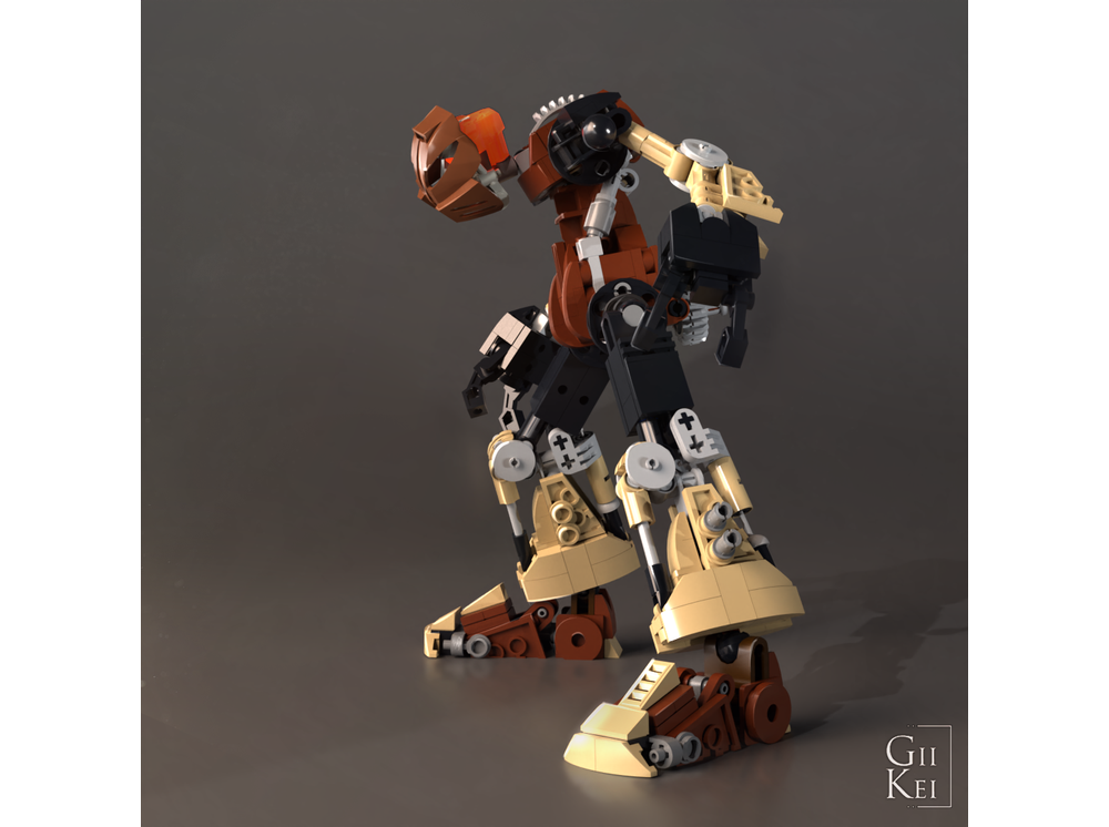 Lego Moc Toa Pohatu Re Invention By Giikei Rebrickable Build With Lego