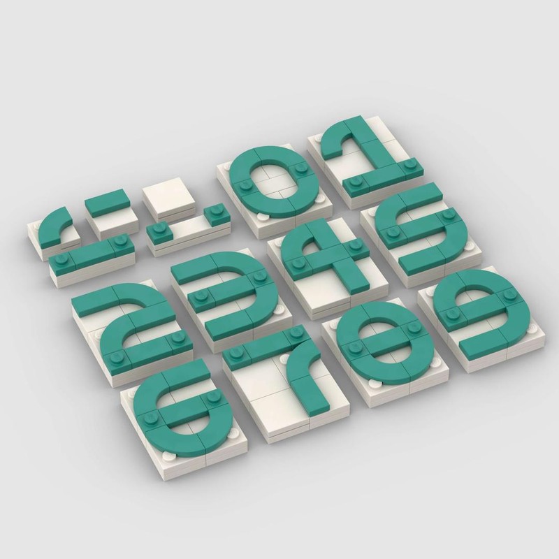 LEGO MOC NUMBERS 4x5 with MODULAR COMPONENTS by uminuo | Rebrickable ...