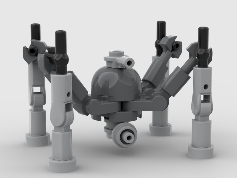 LEGO MOC micro scale homing spider droid by Lego_things_and_stuff ...