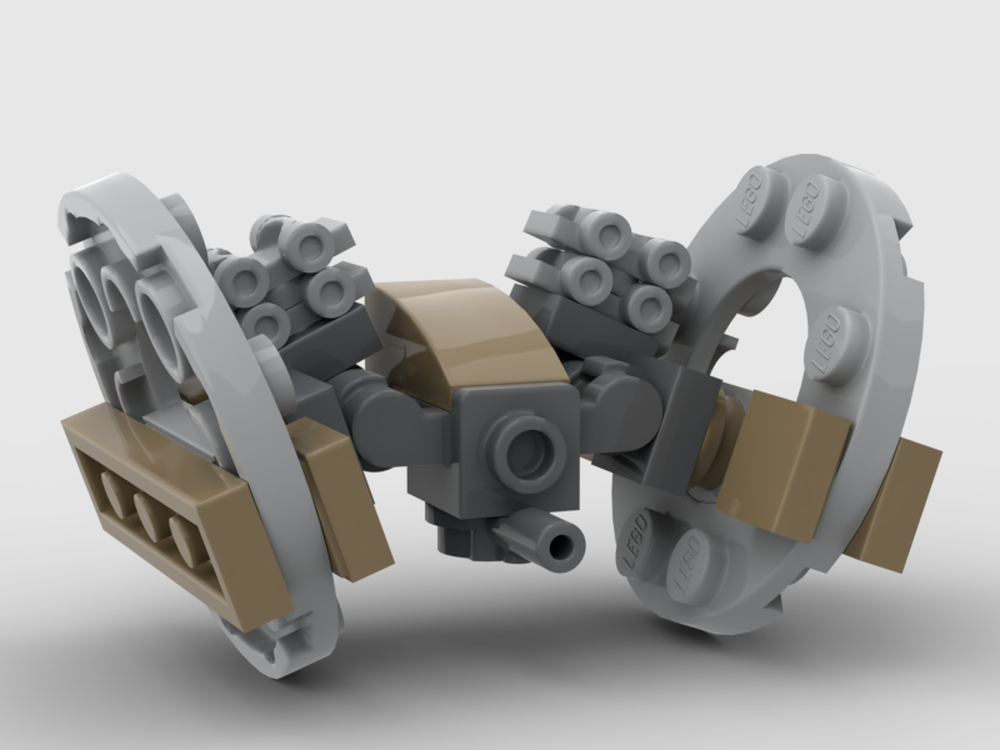 LEGO MOC micro scale hailfire droid by Lego_things_and_stuff ...