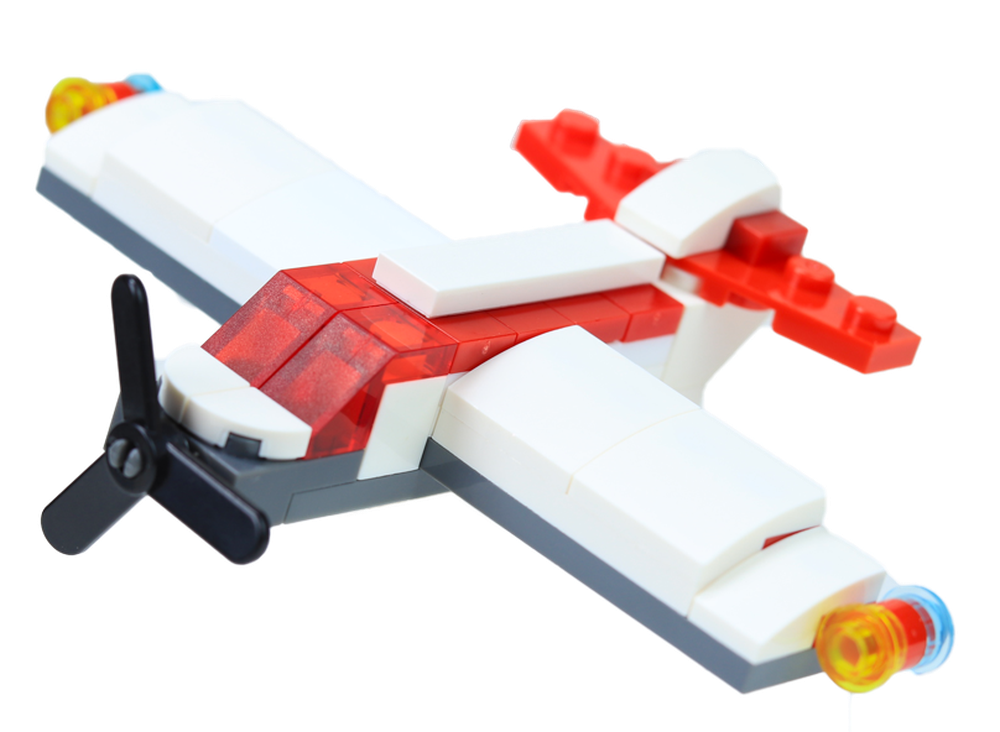 LEGO MOC Simple single-engine aircraft. by bloco_de_ideias ...