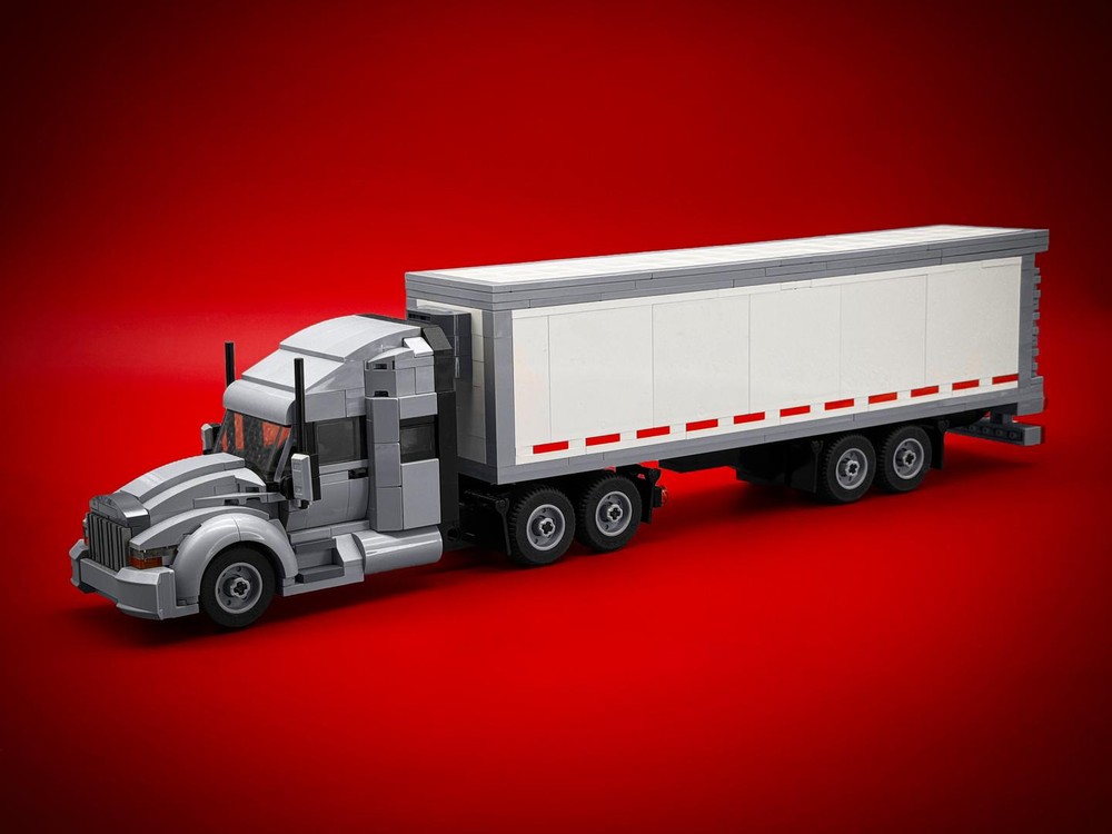 LEGO MOC Kenny Truck & Box Trailer by IBrickedItUp | Rebrickable ...