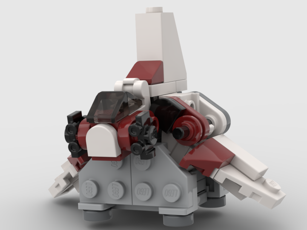 LEGO MOC micro scale republic rho class shuttle by Lego_things_and ...