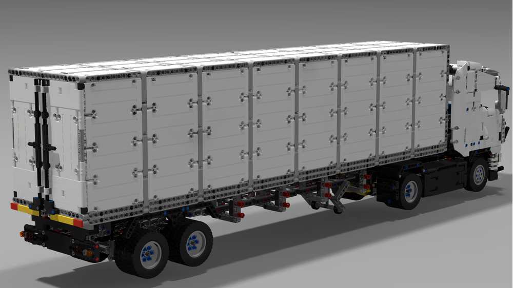 LEGO MOC Container & Trailer by scynox | Rebrickable - Build with LEGO